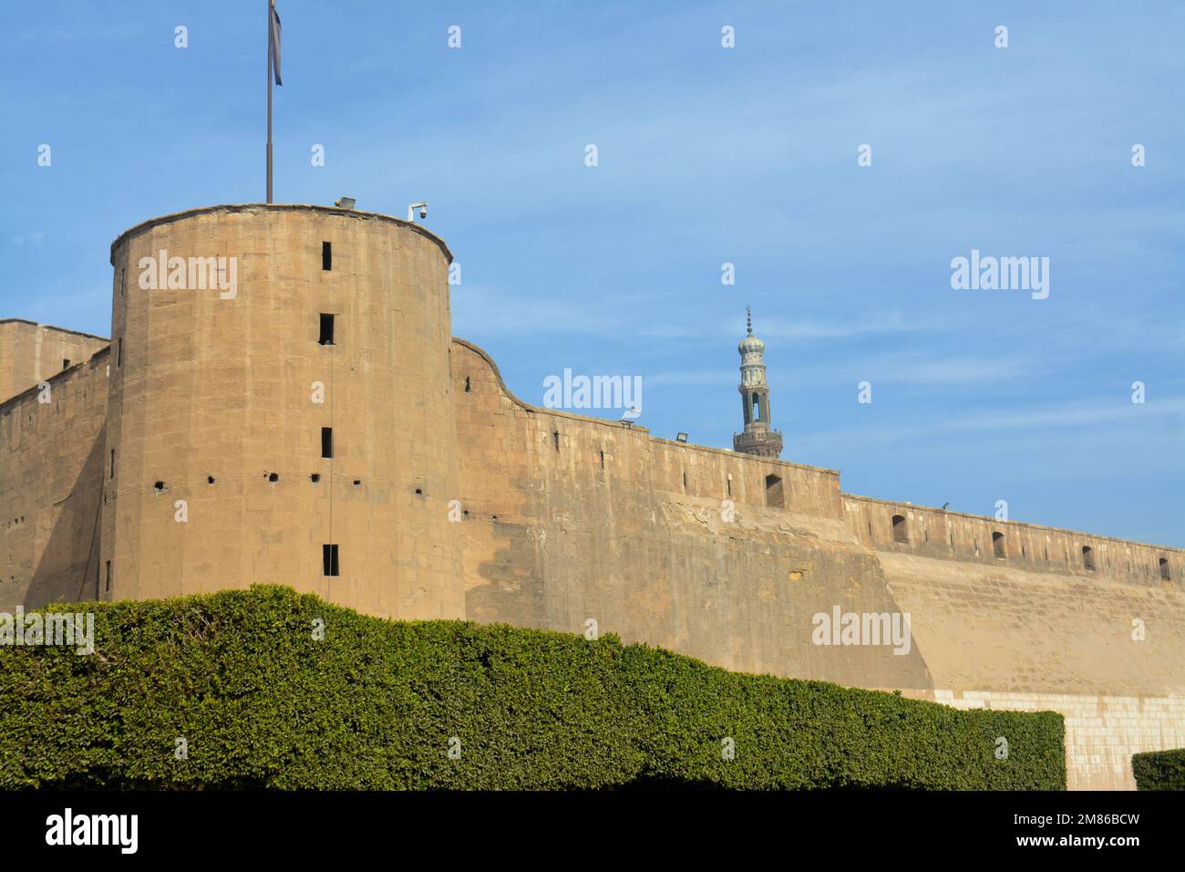The Citadel of Cairo or Citadel of Saladin, a medieval Islamic-era ...