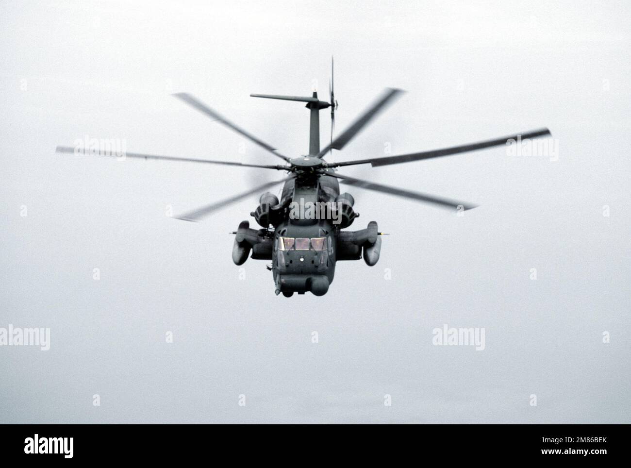 Air to air top front view of a Air Mobility Command's Special ...