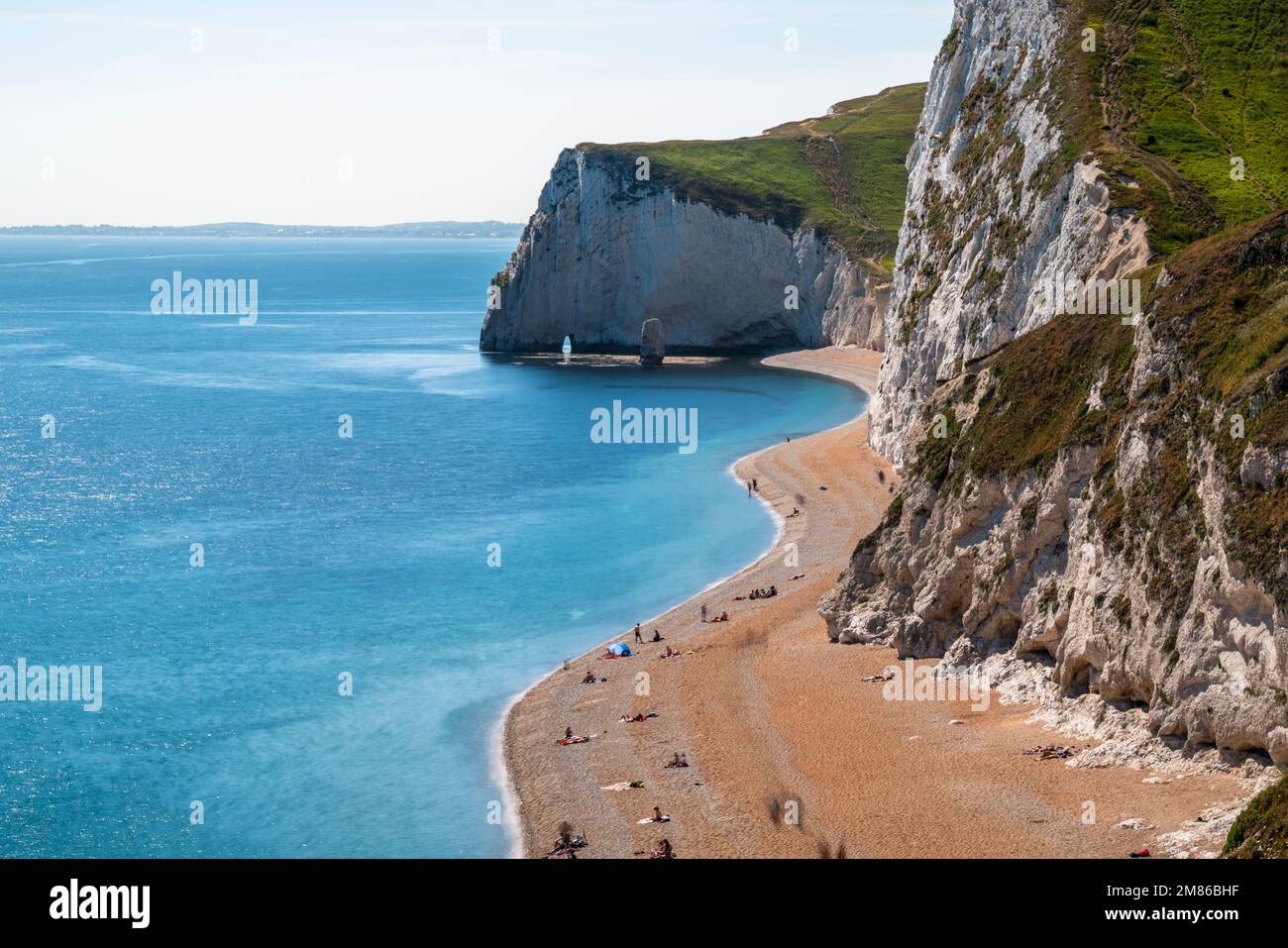 Bat's Head is a chalk headland on the Dorset coast in southern England ...