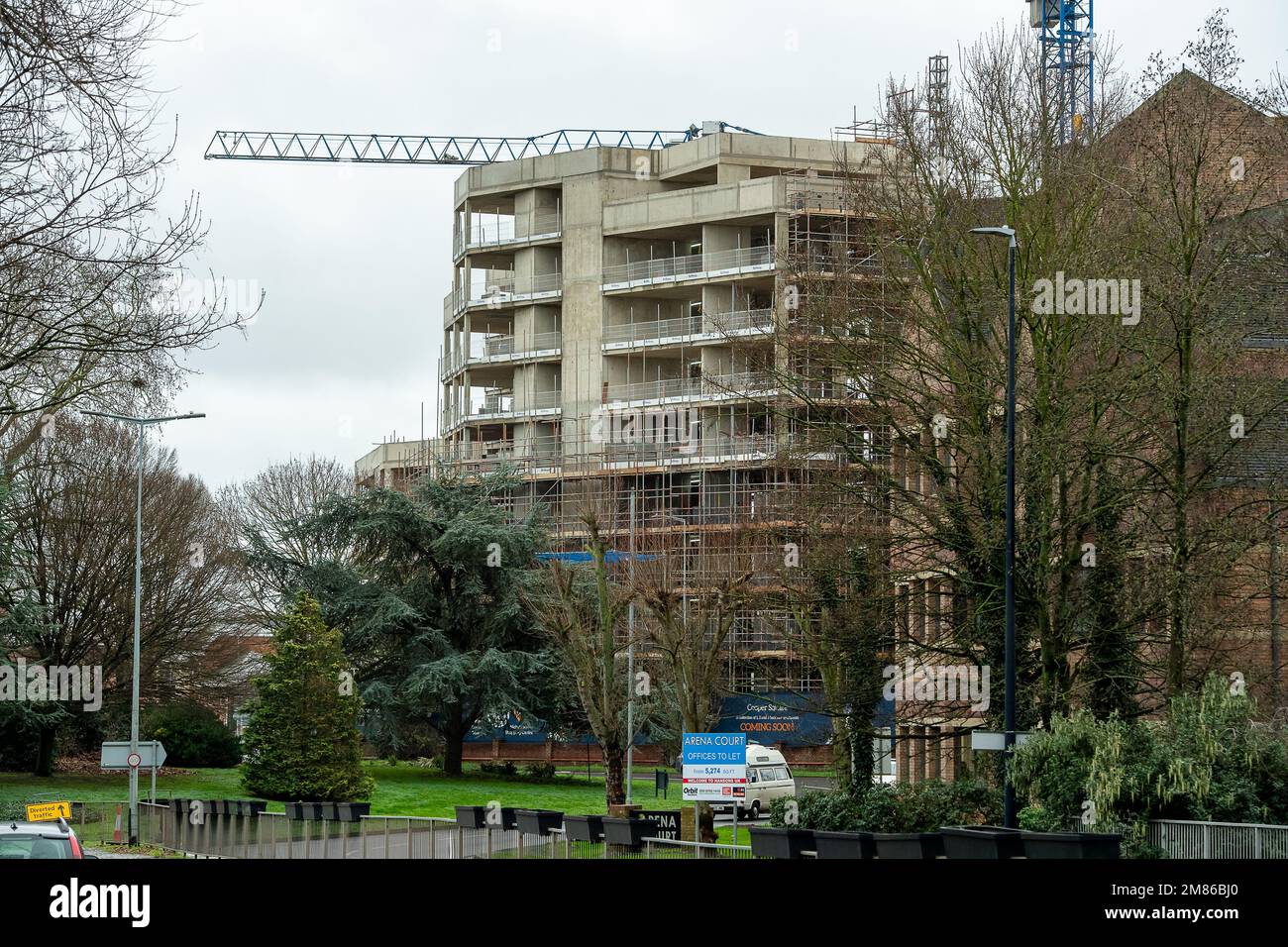 Maidenhead, Berkshire, UK. 12th January, 2023. The market town of Maidenhead is undergoing a ...