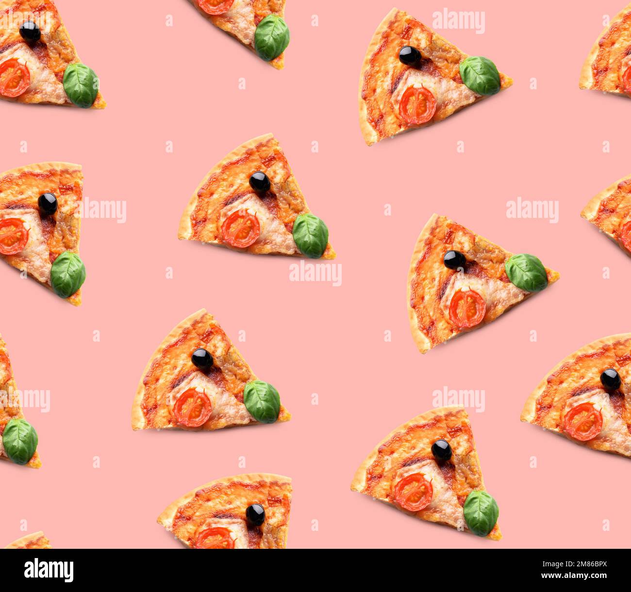 Pizza seamless background hi-res stock photography and images - Alamy