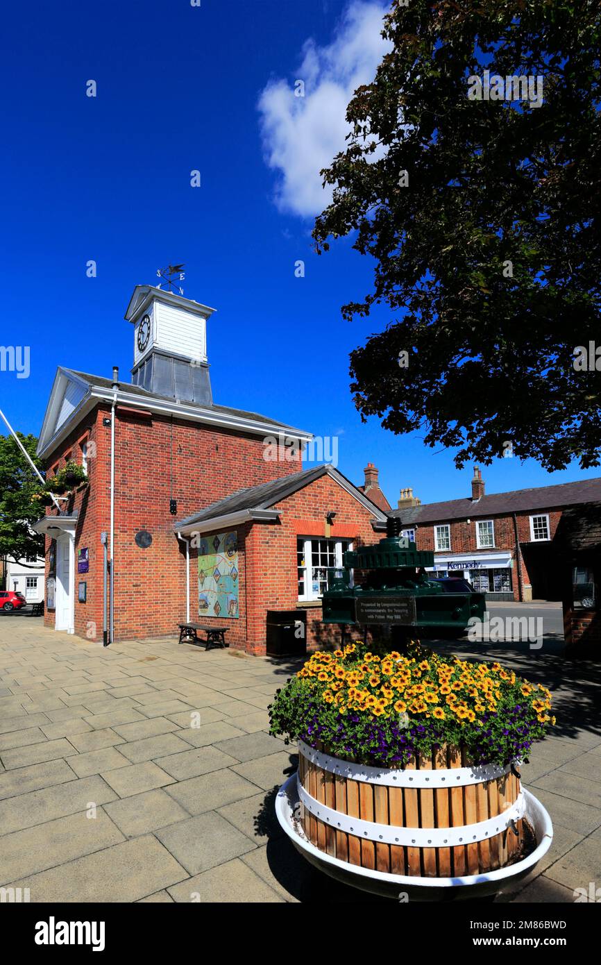 The Potton Library, Potton town, Bedfordshire County, England, UK Stock ...