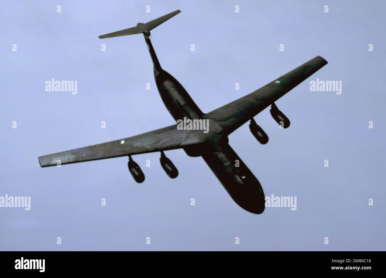 Air to air top, three quarter front view of a Air Mobility Command's ...