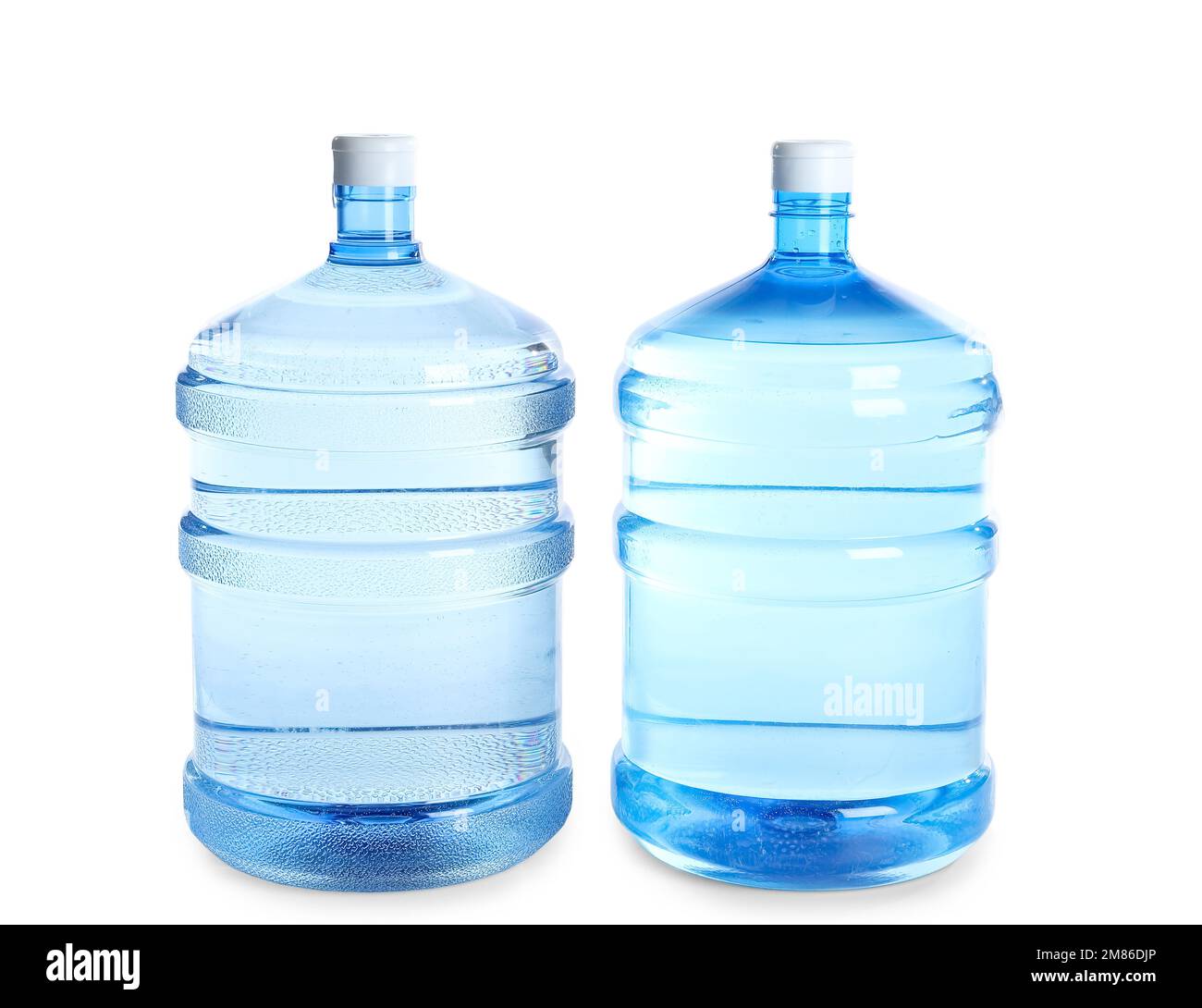 Bottles of clean water on white background Stock Photo - Alamy
