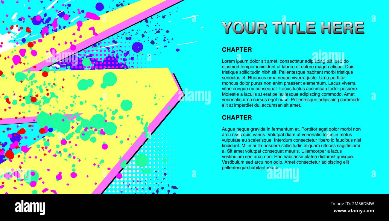 Abstract illustration. Web Banner for slideshow, flyers, posters ...