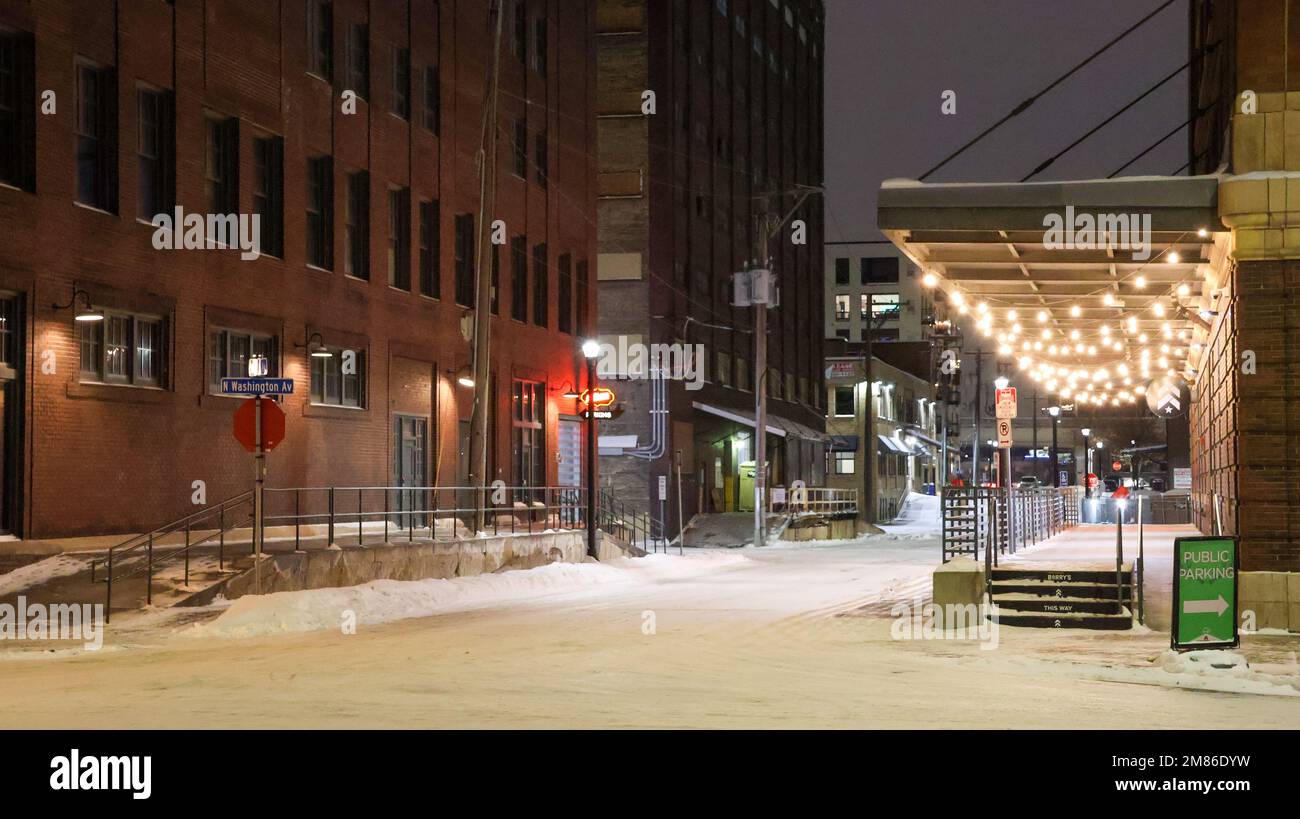 A beautiful shot of the North Loop neighborhood in Minneapolis Stock ...