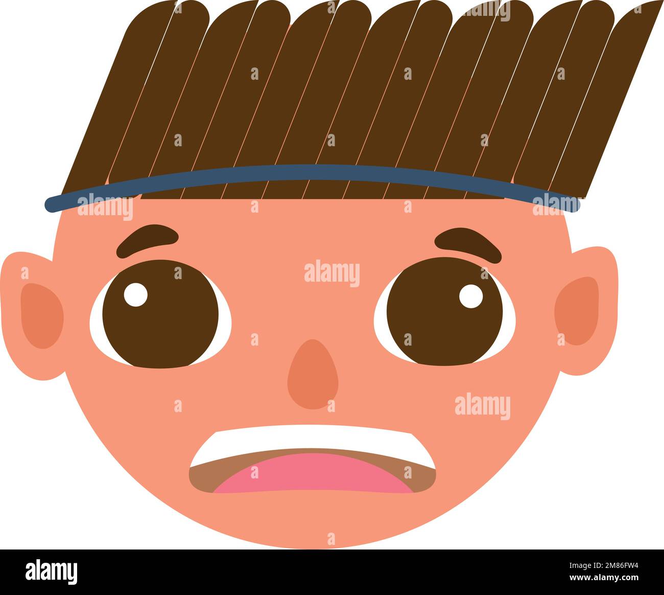 Isolated happy male character avatar Vector Stock Vector Image & Art ...