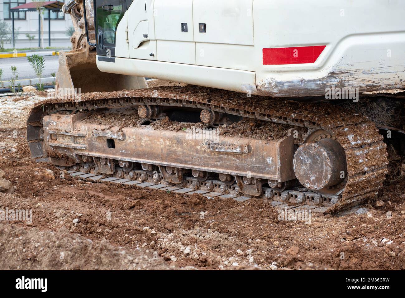 Dozer construction tracks hi-res stock photography and images - Alamy