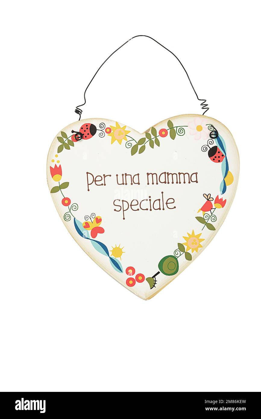 Plaque in fabric, wood, steel to hang with dedication. Gift idea ...