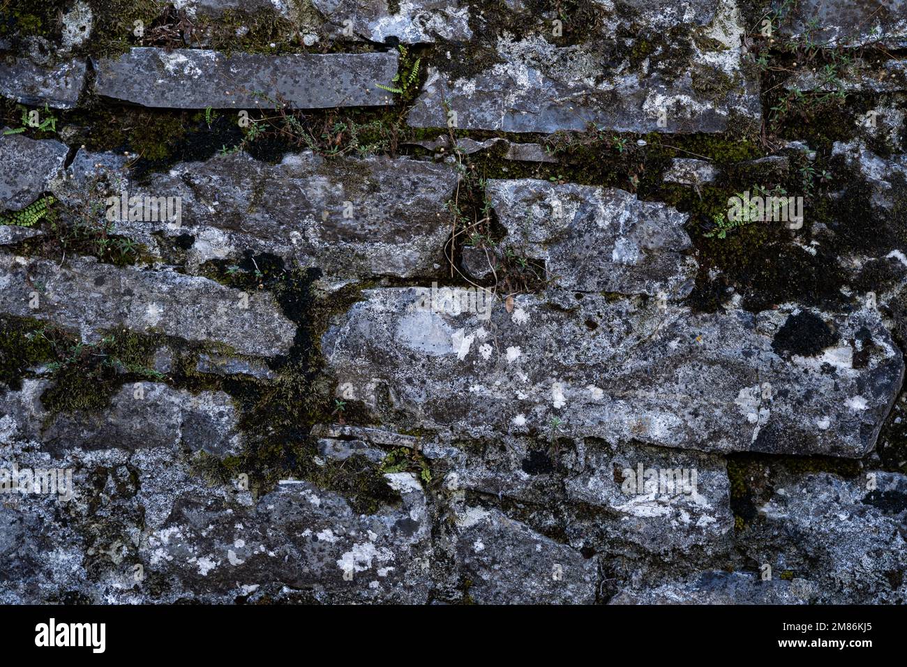Stone wall structure of an old house Stock Photo - Alamy