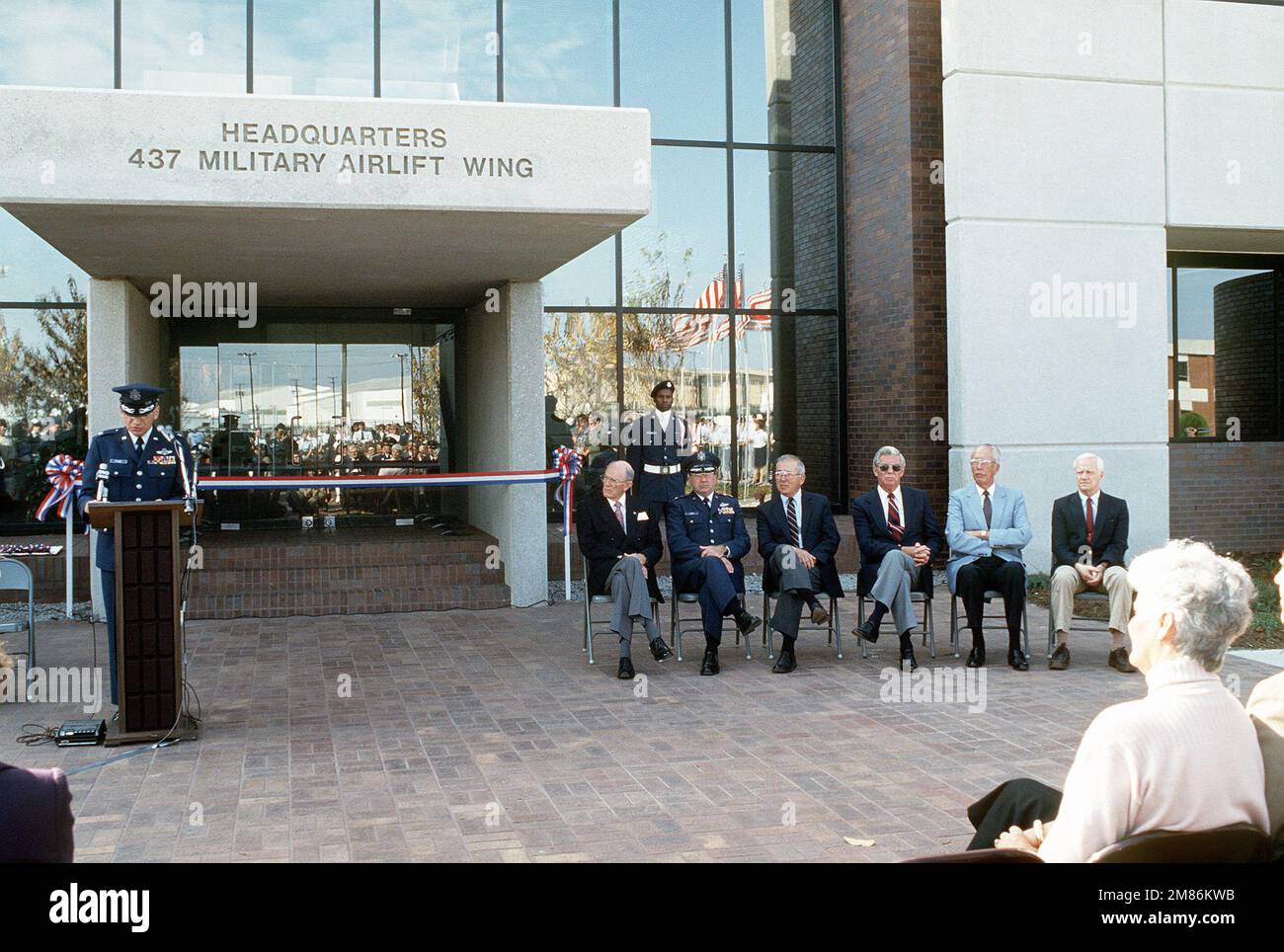 COL. James C. McCombs, Commander, 437th Military Airlift Wing ...