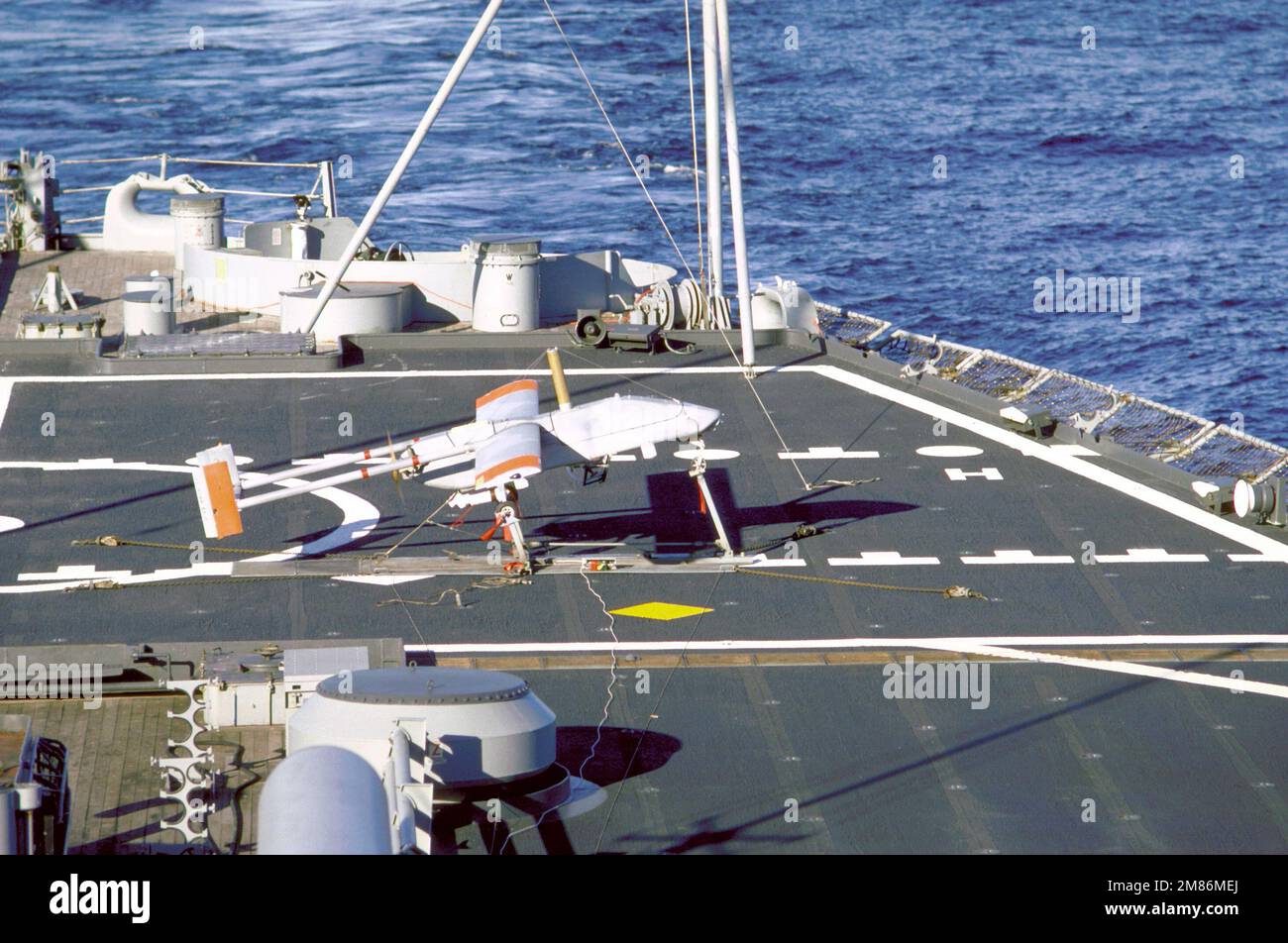 A Pioneer I remotely-piloted vehicle (RPV) is prepared for launching ...