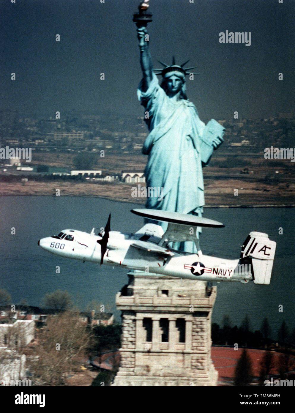 An Airborne Early Warning Squadron 126 (VAW-126) E-2 Hawkeye aircraft ...