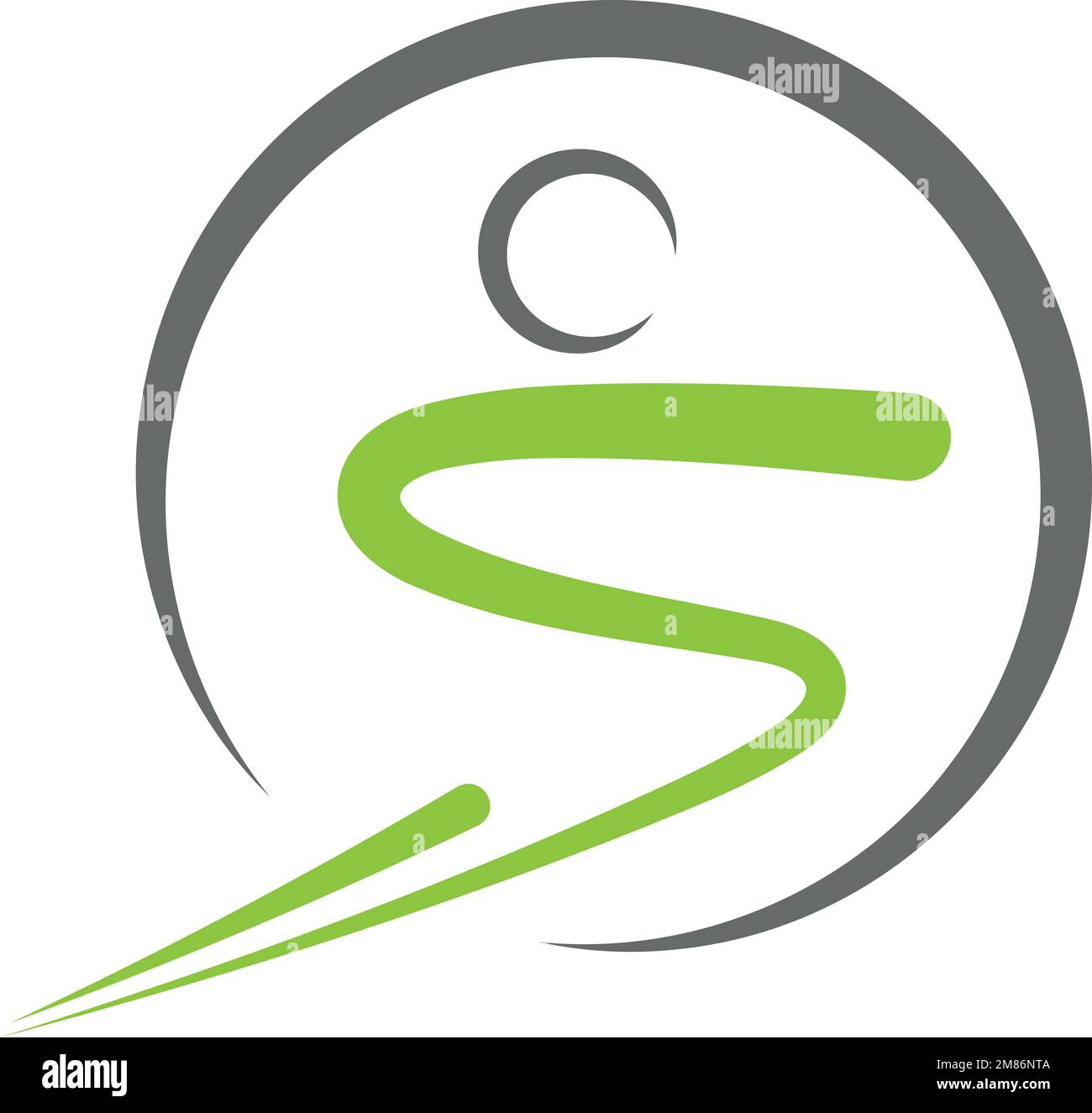 Human, Fitness, Sport, Person, Physiotherapy, Logo Stock Vector Image ...