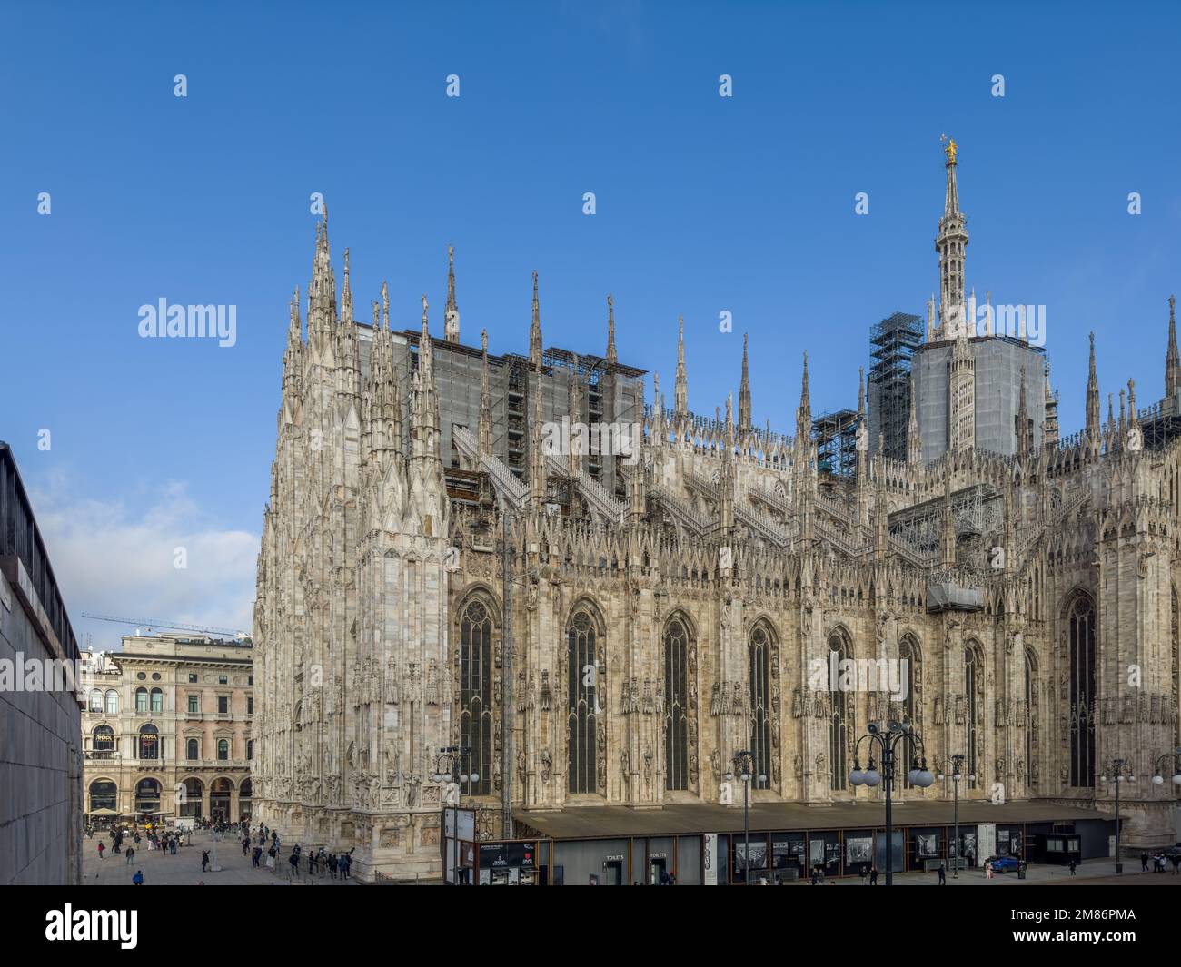 an amazing photograph of The "Duomo di Milano" Cathedral, in it's ...