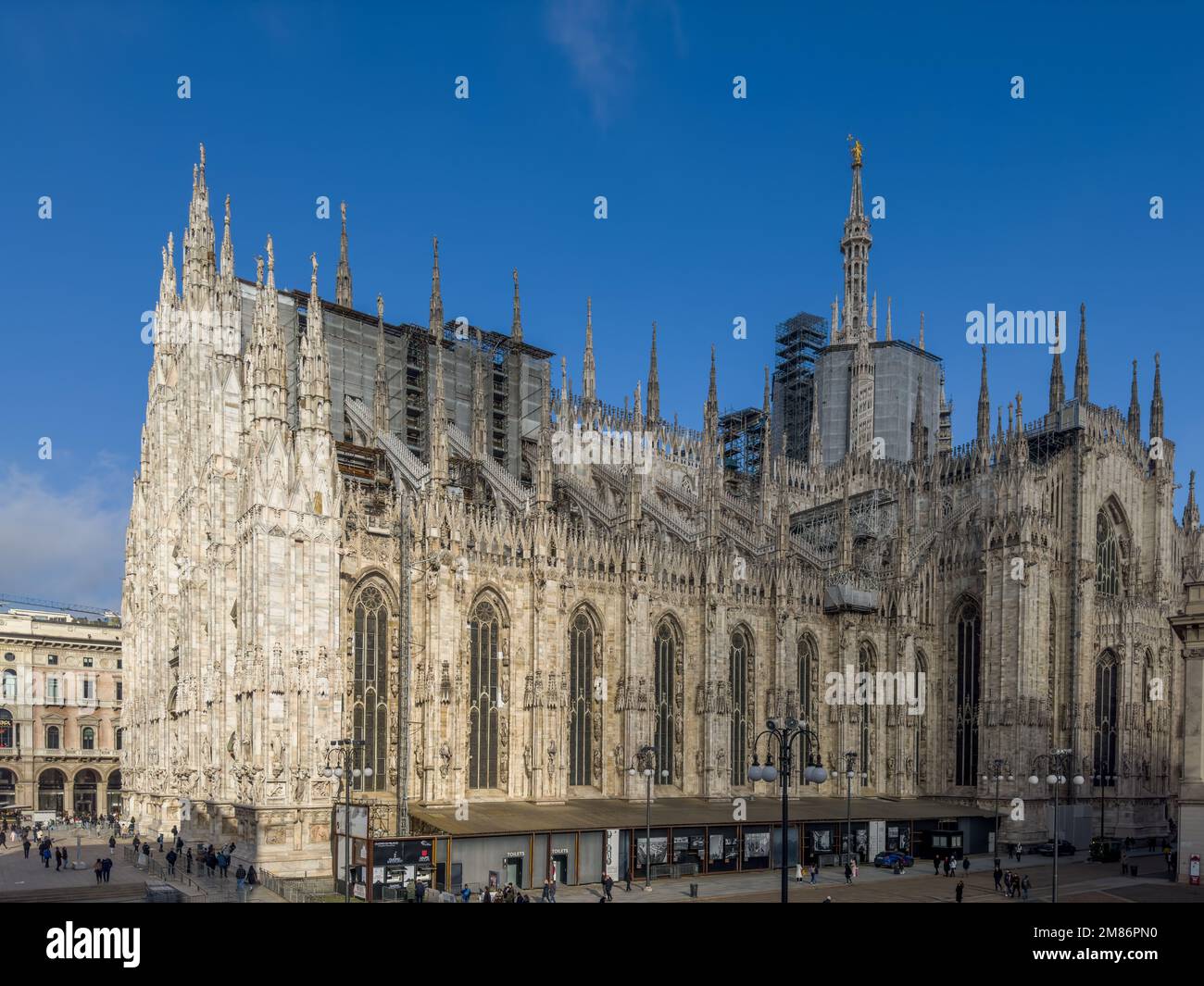 an amazing photograph of The "Duomo di Milano" Cathedral, in it's ...