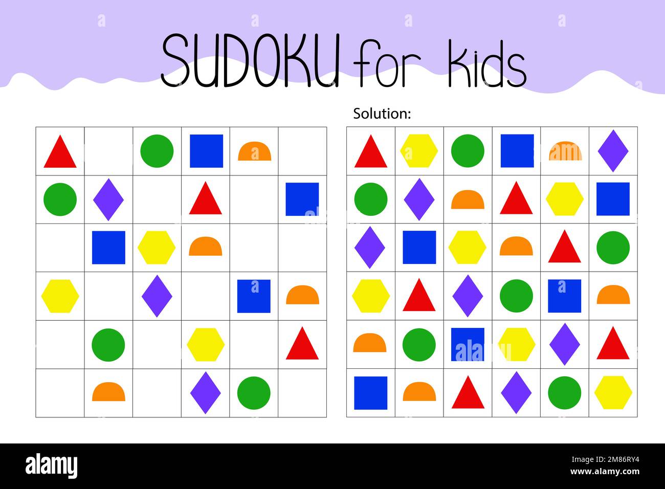 Sudoku educational game or leisure activity worksheet vector ...