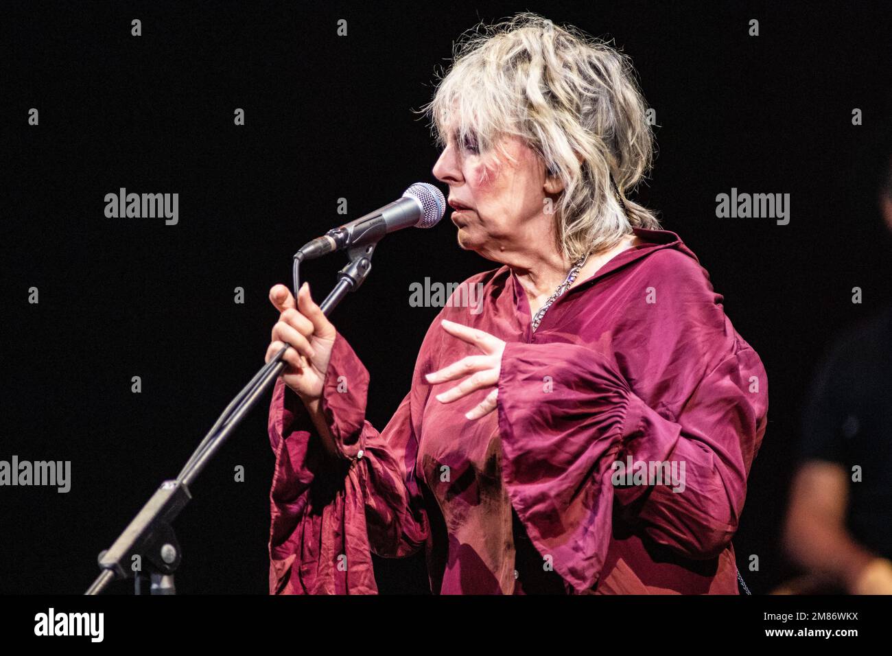Milan Italy. 10 January 2023. The American singer-songwriter LUCINDA ...