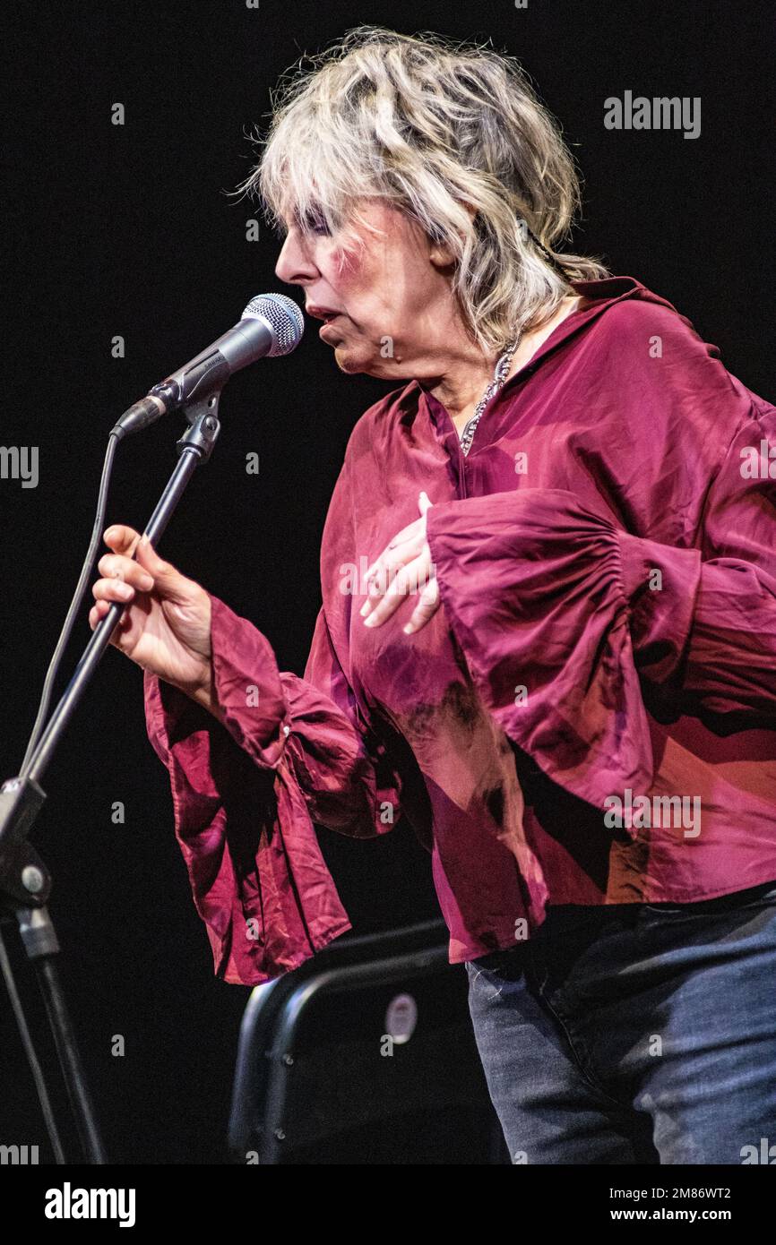 Milan Italy. 10 January 2023. The American singer-songwriter LUCINDA ...