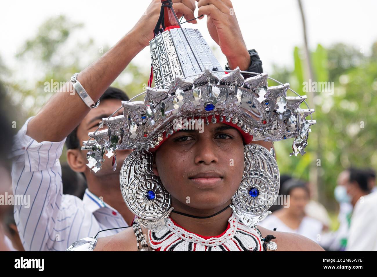Colombo, Western, Sri Lanka. 12th Jan, 2023. Ves Mangalya a graduation ...