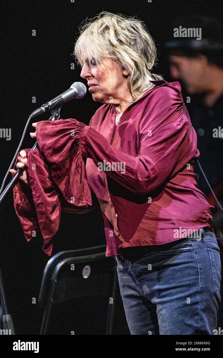 Milan Italy. 10 January 2023. The American singer-songwriter LUCINDA ...