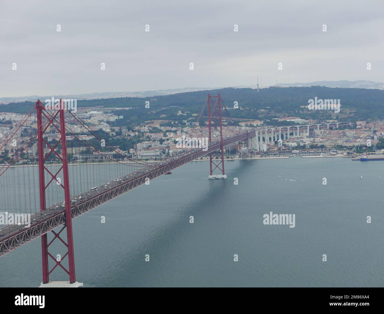 The 25 de Abril Bridge is a suspension bridge in Portugal over the ...