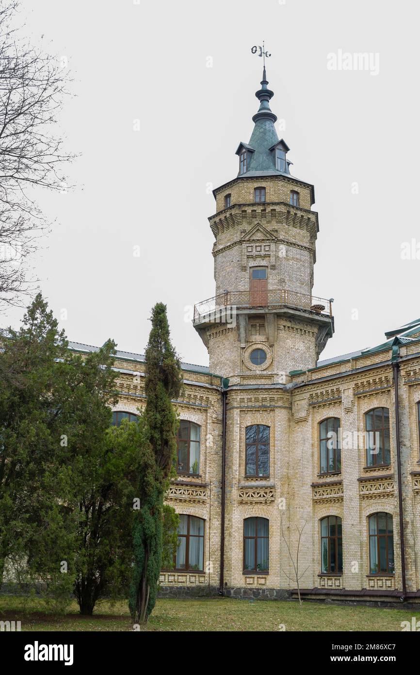 Old Ukrainian castle house architecture main building of National ...