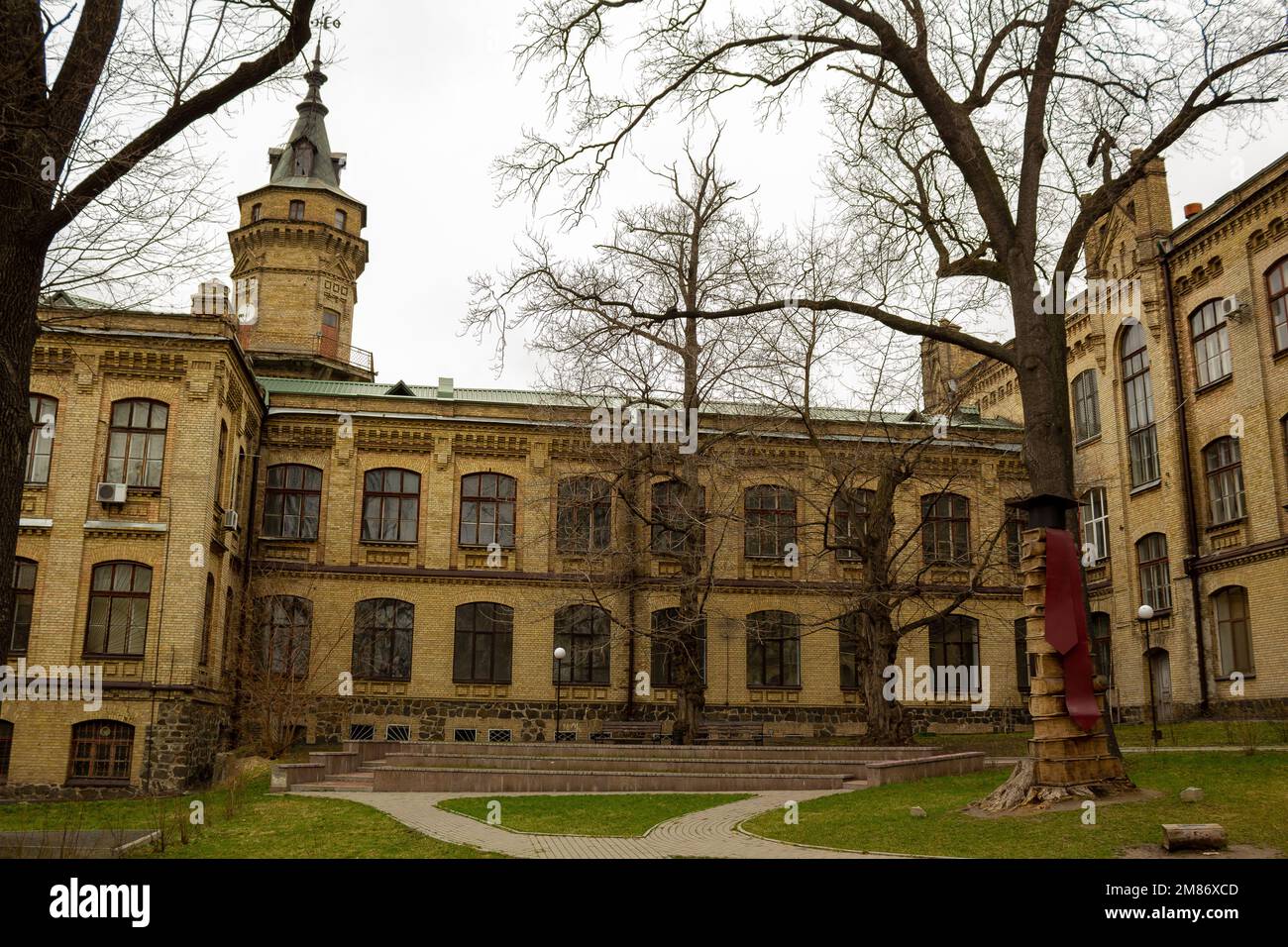 Old Ukrainian castle house architecture main building of National ...