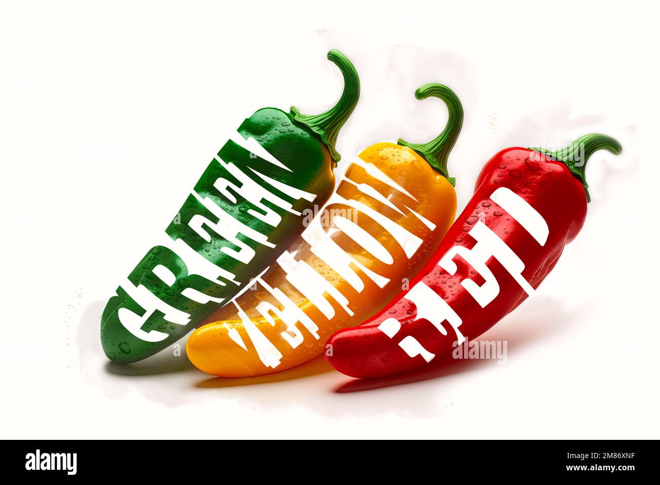 Green pepper pods hi-res stock photography and images - Alamy