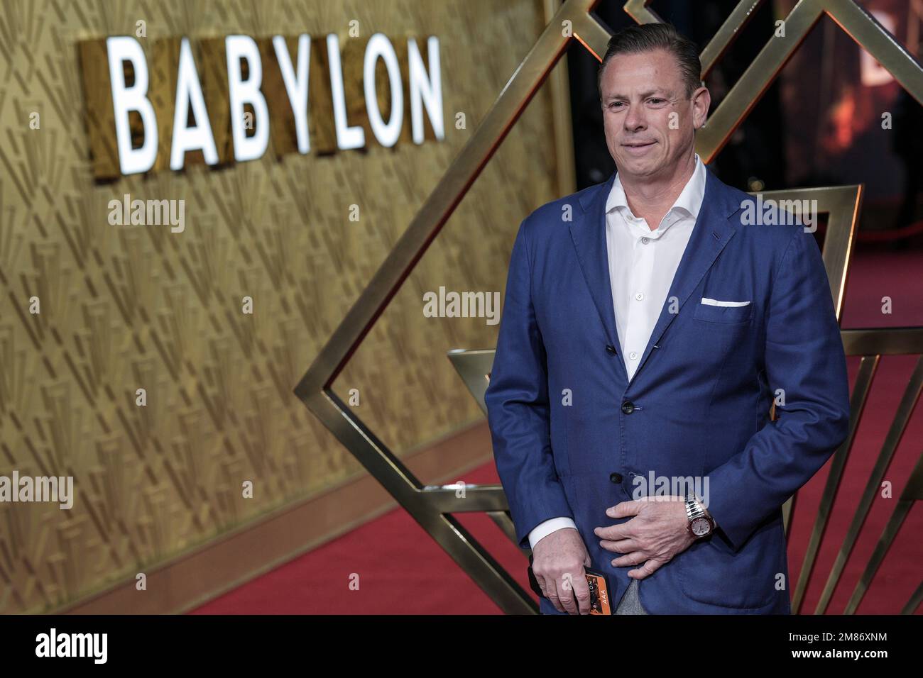 Producer Jason Cloth poses for photographers upon arrival at the ...