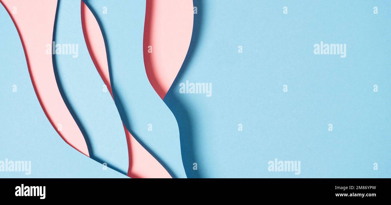 Abstract colored paper texture background. Minimal paper cut ...