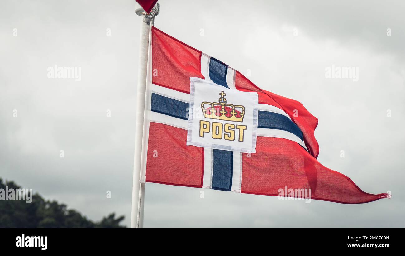 Flag banner mail sign hi-res stock photography and images - Alamy