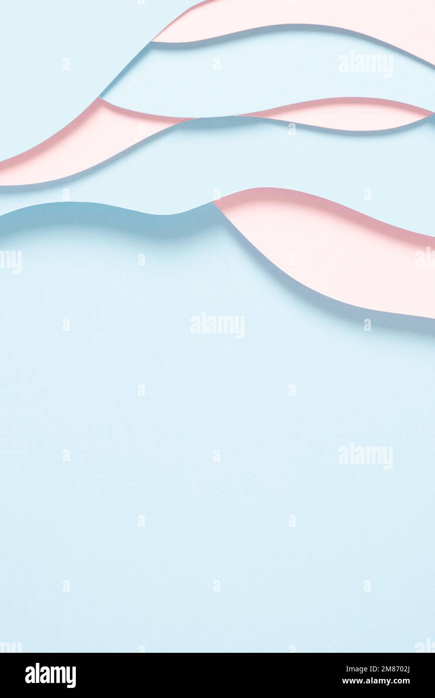 Abstract colored paper texture background. Minimal paper cut ...