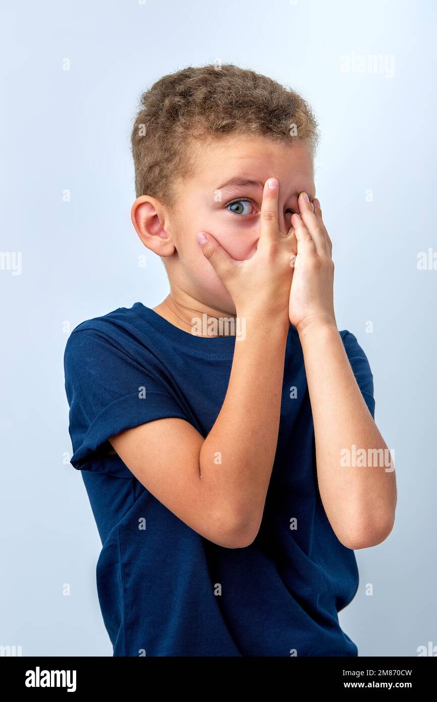 Frightened Child Face