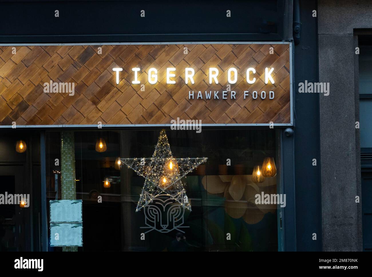 Tiger Rock Hawker Food in Liverpool Stock Photo - Alamy