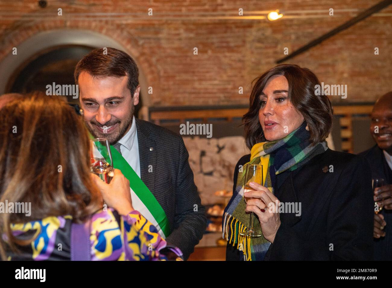 Rieti, Rieti, Italy. 12th Jan, 2023. Senator Anna Maria Bernini ...
