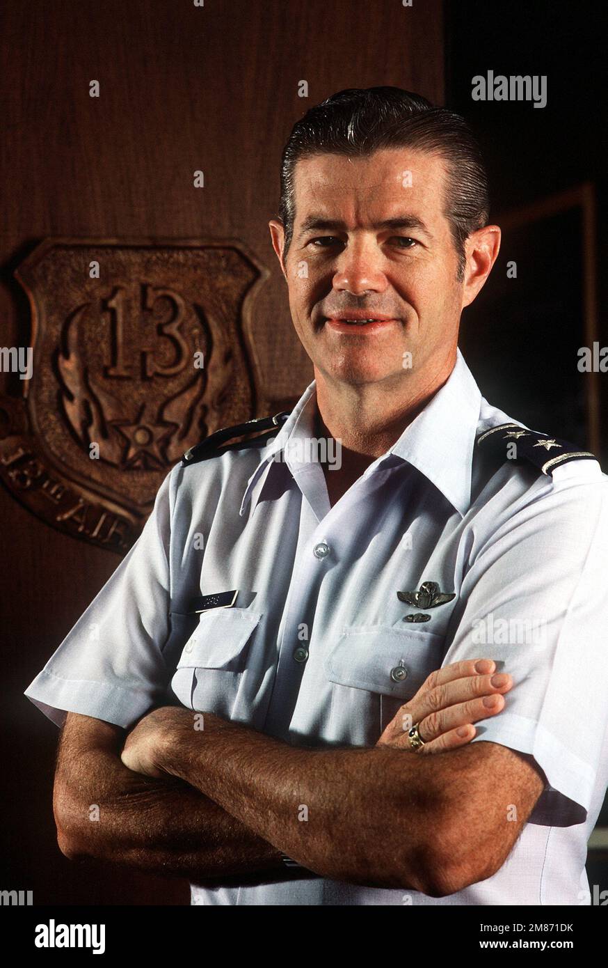 An unofficial portrait of MAJ. Gen. Michael P.C. Carns, Commander, 13th ...