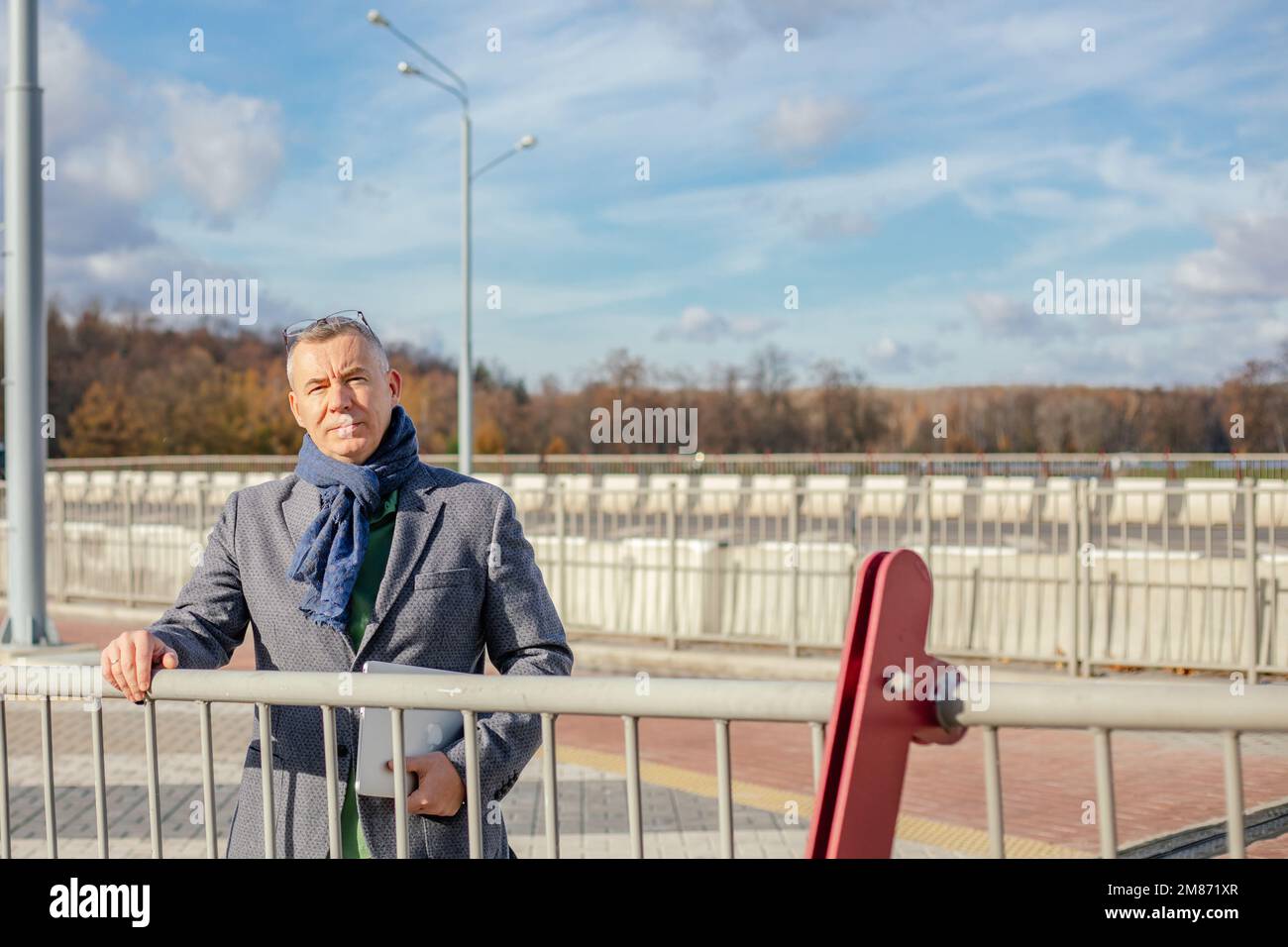 Grizzled mature businessman in hi-res stock photography and images - Alamy