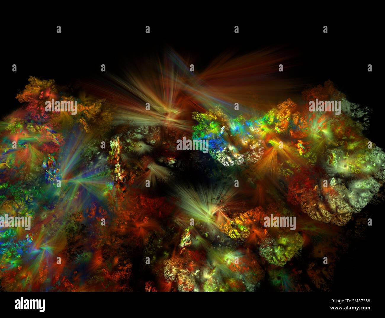 Imaginatory lush fractal texture image abstract background Stock Photo ...