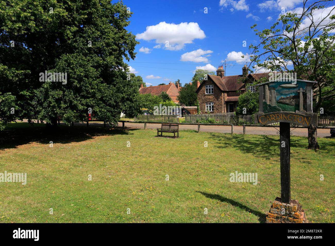 View over Cardington village, Bedfordshire County, England, UK Stock ...