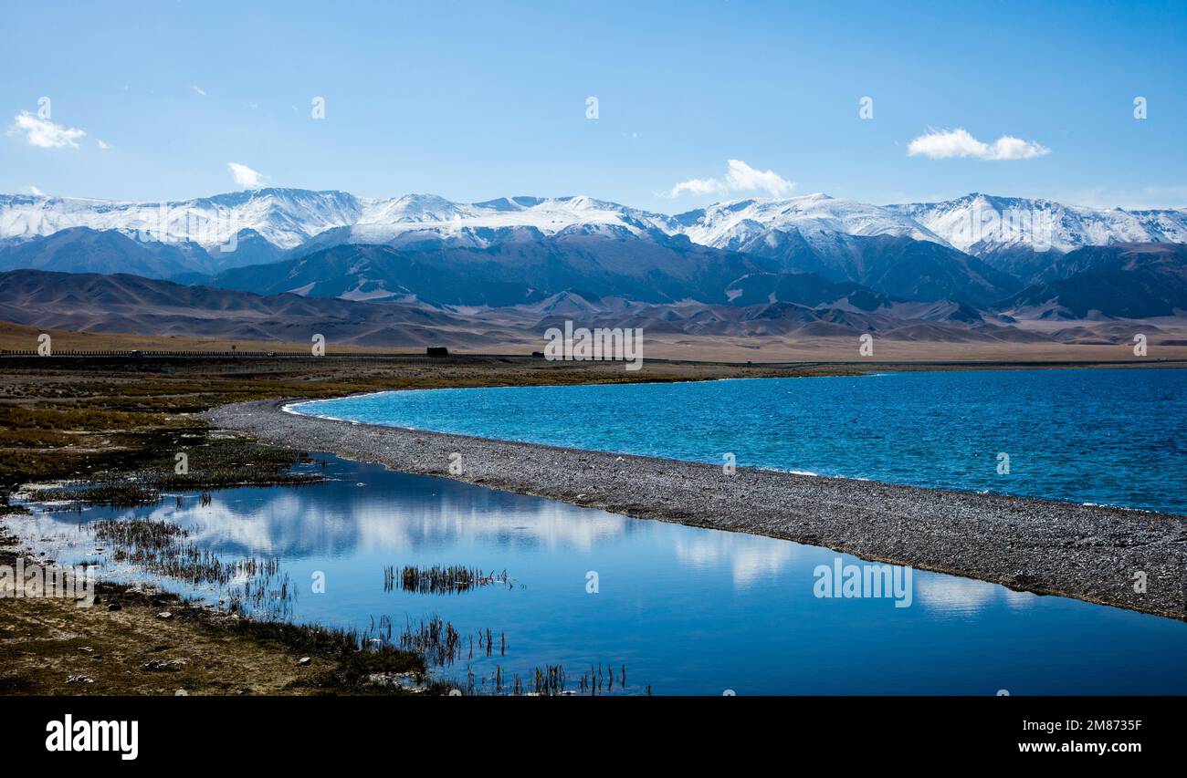 Sayram lake hi-res stock photography and images - Alamy