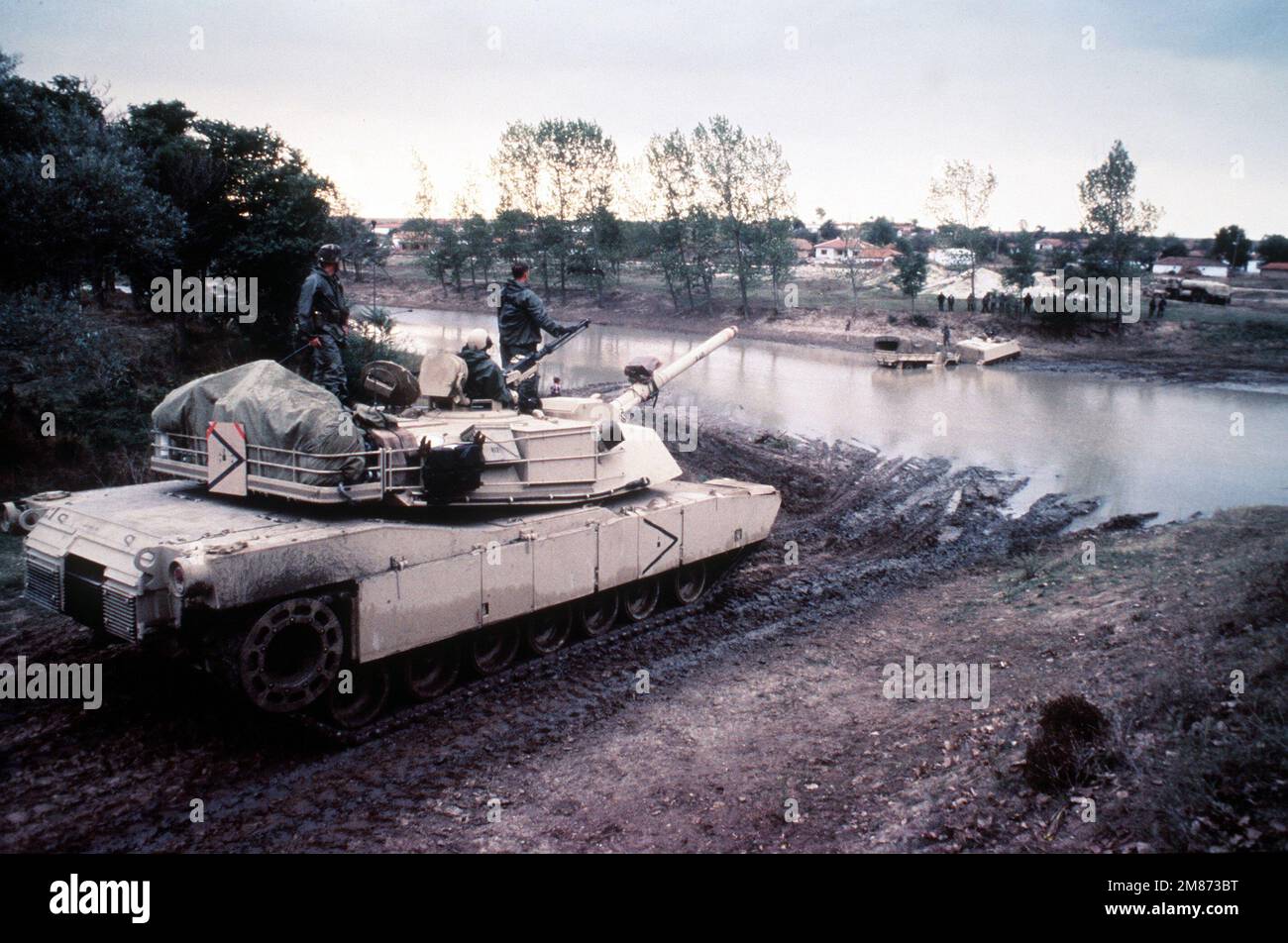 M-1 Abrams main battle tanks of the 24th Infantry Division (Mechanized ...