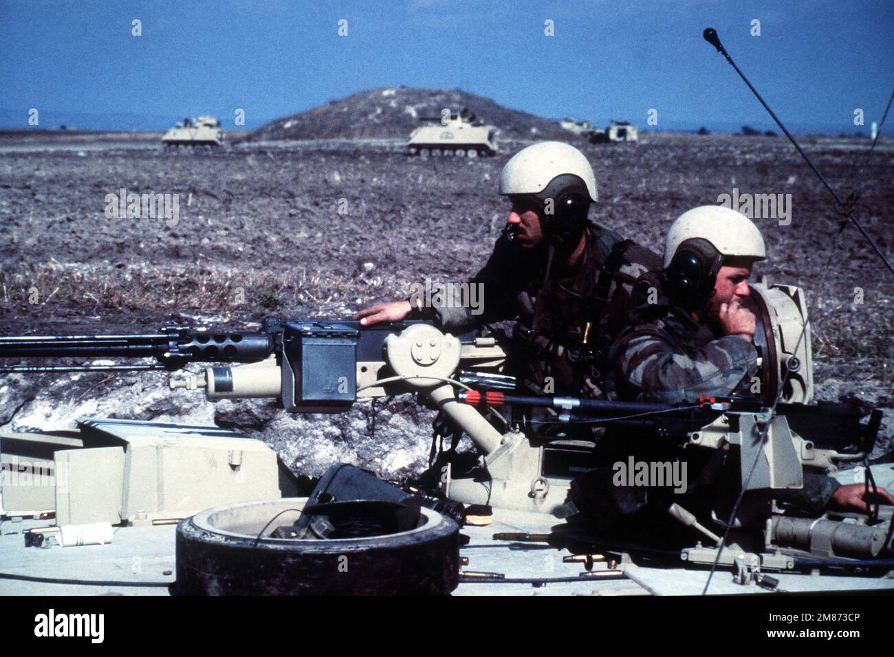 M-1 Abrams main battle tanks of the 24th Infantry Division (Mechanized ...