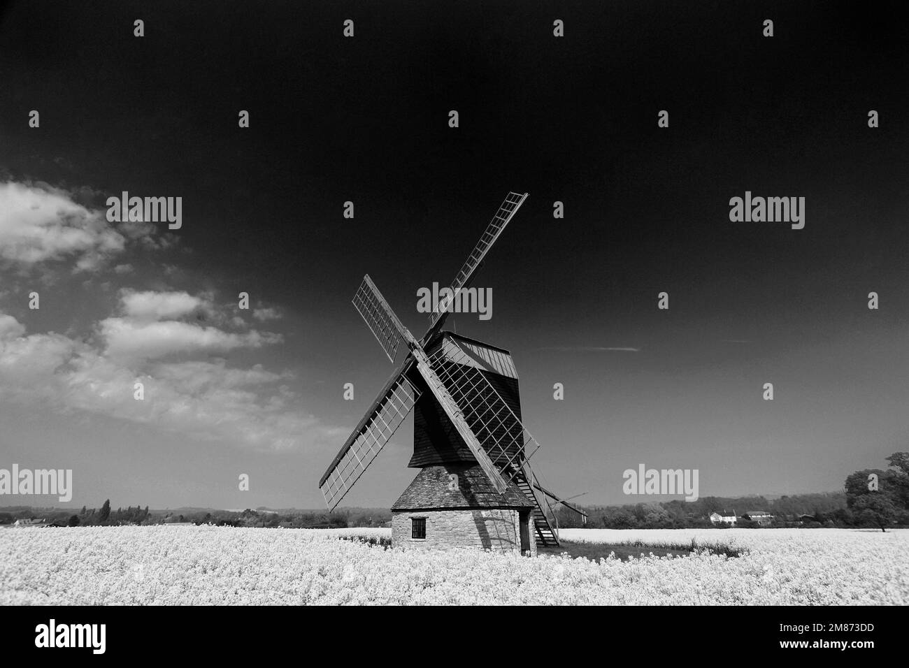 Stevington Windmill; Stevington village; Bedfordshire County; England ...