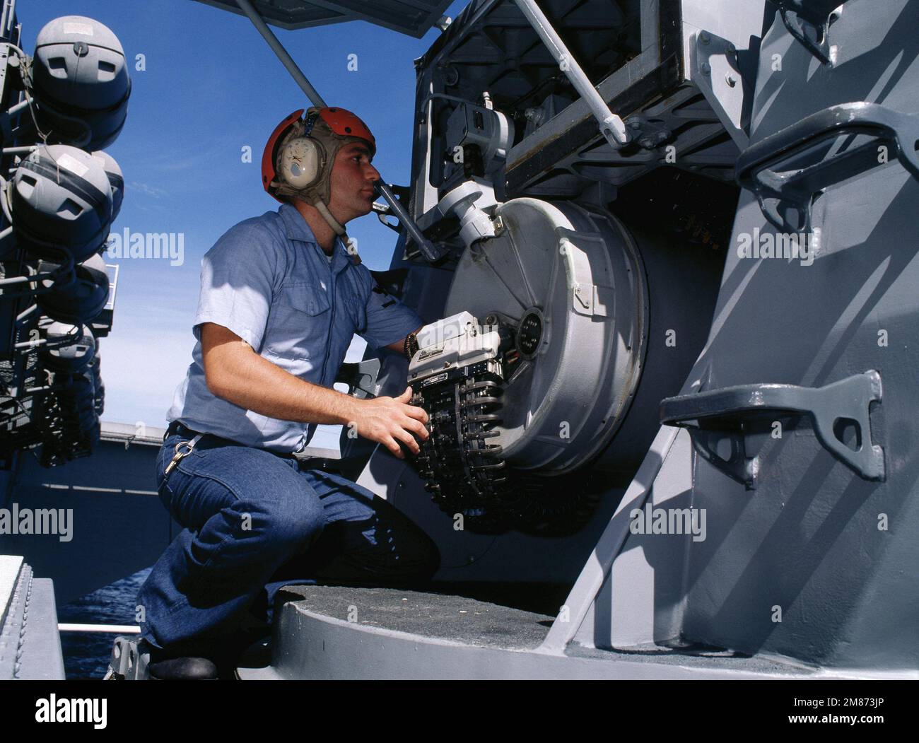 DN-ST-87-10991. Base: USS Kitty Hawk (CV 63) Country: Atlantic Ocean ...