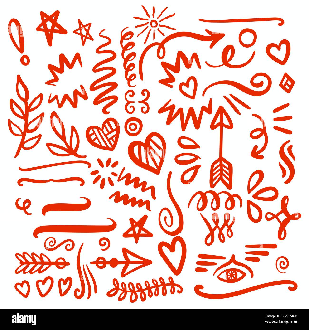 Red Swirls Swash Logo Ornament Design Stock Vector Image & Art - Alamy