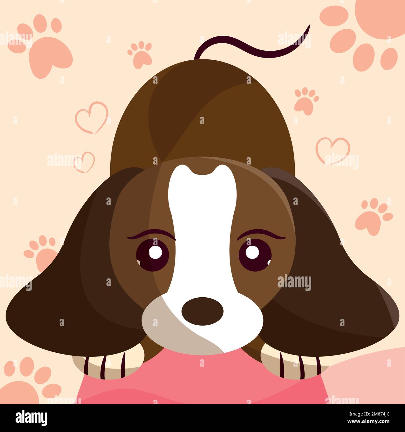 Isolated cute dog cartoon character Vector Stock Vector Image & Art - Alamy