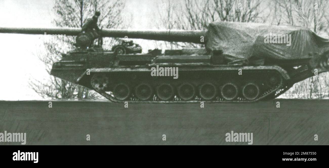 A Soviet 2S7 203mm self-propelled gun. Country: Unknown Stock Photo - Alamy