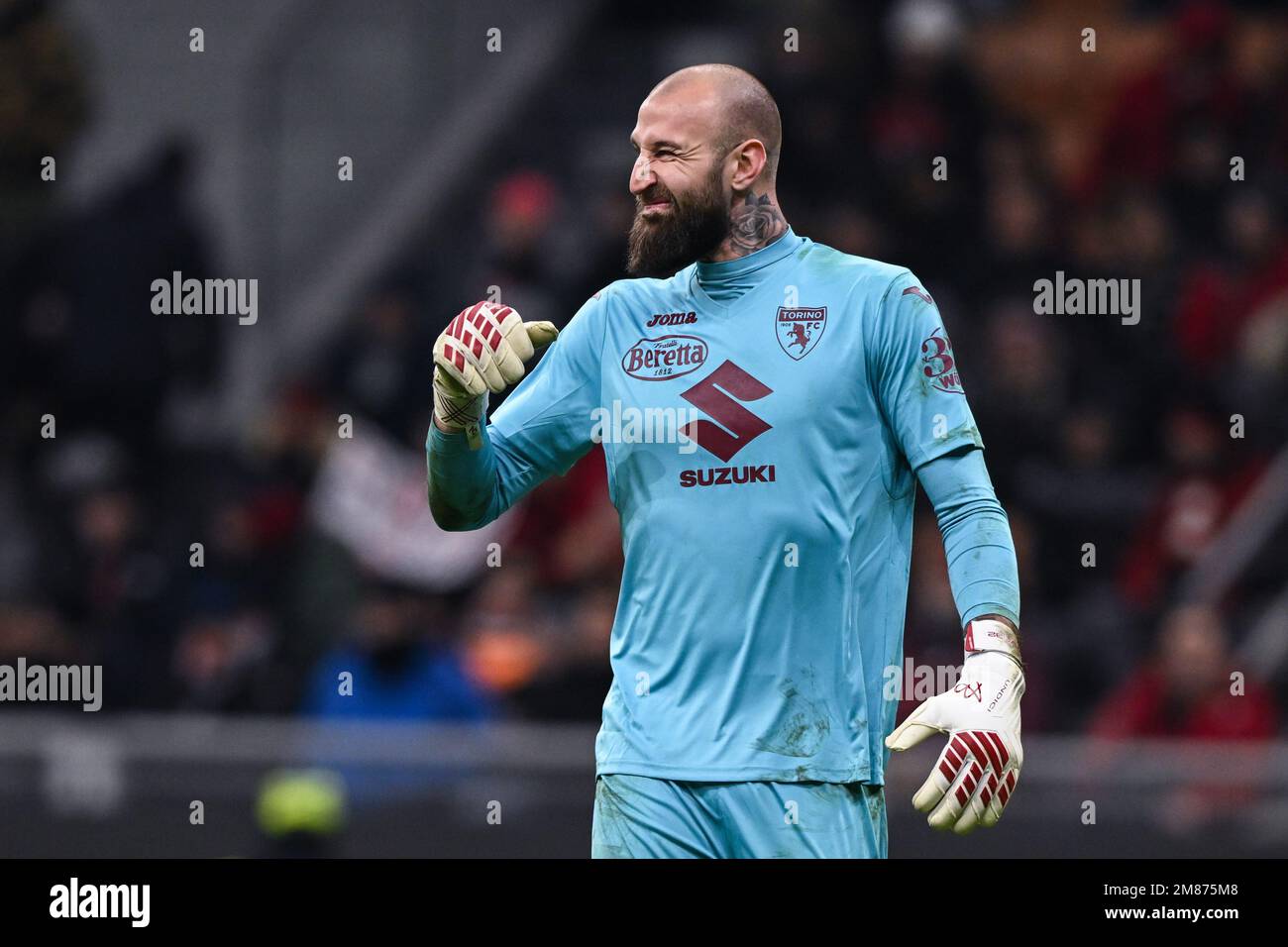 Goalkeeper Vanja Milinkovic-Savic (32 Torino FC) during the Coppa Italia round of 16 match ...