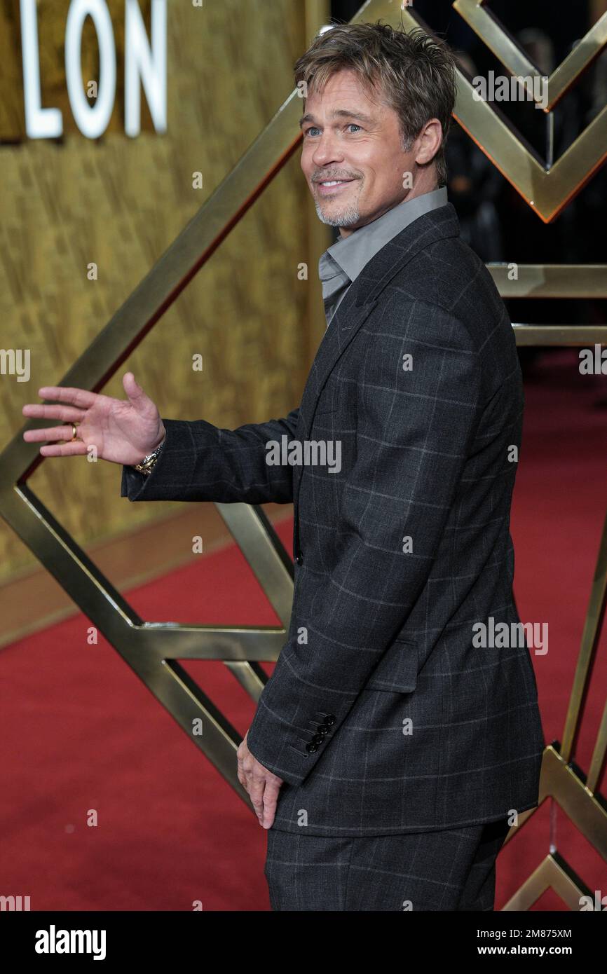 Brad Pitt poses for photographers upon arrival at the premiere of the ...